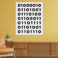 Bitcoin binary poster | Zazzle