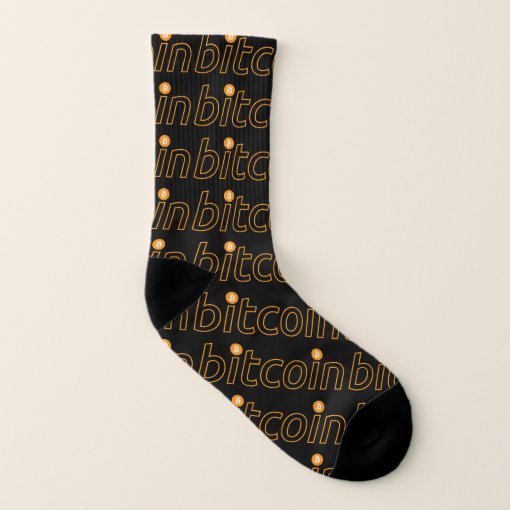 Bitcoin BTC Mix N Match All-Over-Print Socks | Zazzle