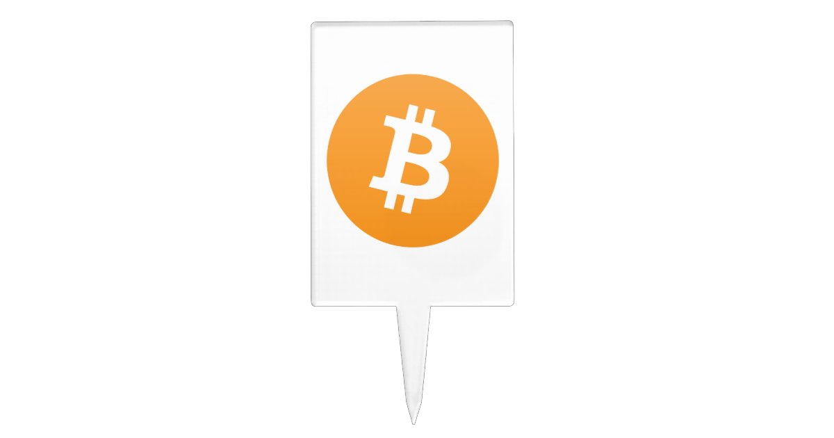 Bitcoin Cake Topper | Zazzle