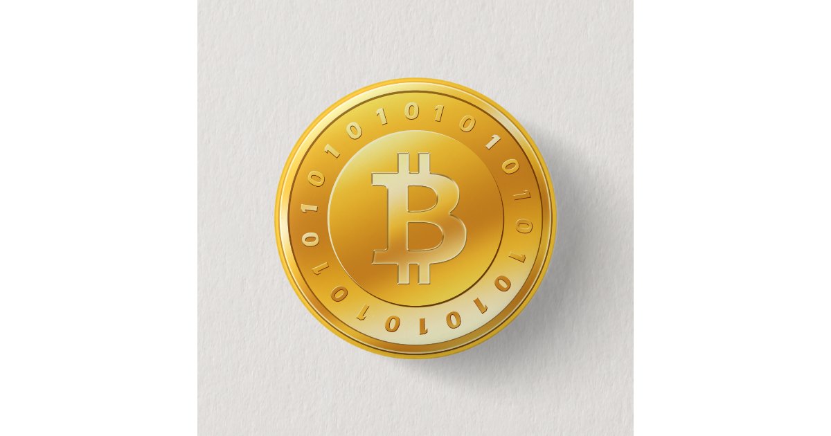 Bitcoin Chapa - M1 Button | Zazzle