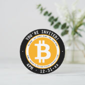 Bitcoin Event Invitation | Zazzle