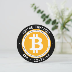 Bitcoin Event Invitation | Zazzle