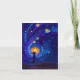 BITCOIN GIRL-CRYPTO SPACE THANK YOU CARD | Zazzle