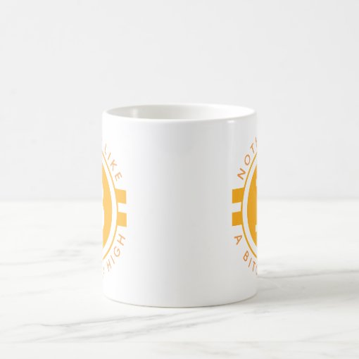 Bitcoin High Coffee Mug | Zazzle