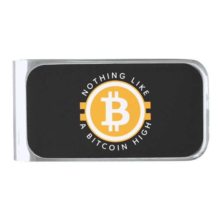 Bitcoin High Silver Finish Money Clip | Zazzle