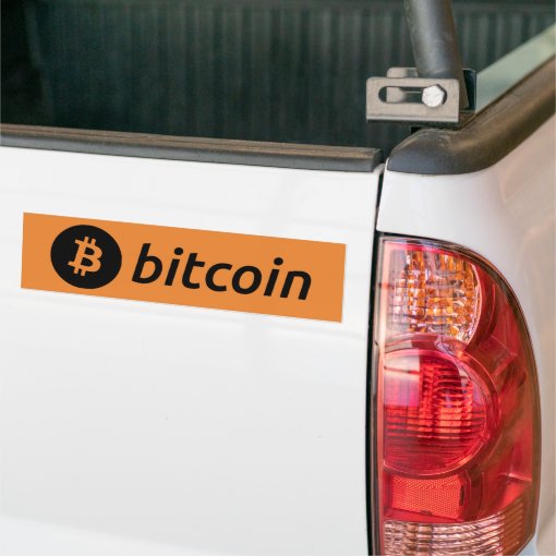 Bitcoin Logo Magnet Bumper Sticker | Zazzle