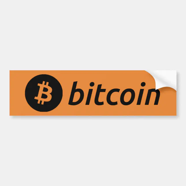 Bitcoin Logo Magnet Bumper Sticker | Zazzle