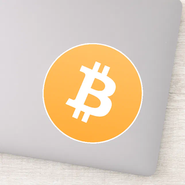 Bitcoin Logo Sticker | Zazzle
