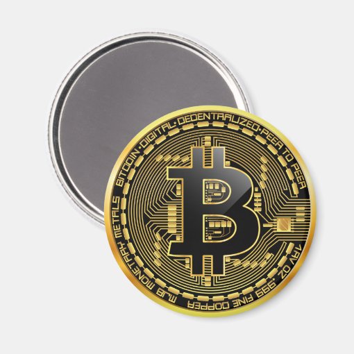 Bitcoin Magnet | Zazzle