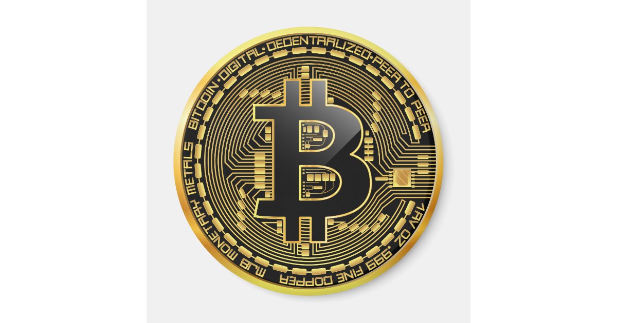 Bitcoin Magnet | Zazzle