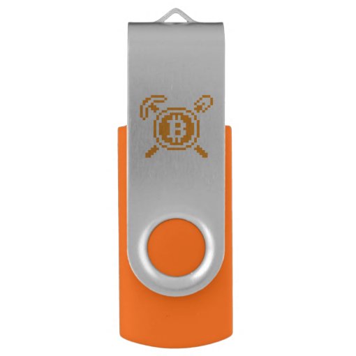 Bitcoin Miner BTC 8-Bit | USB Flash Drive | Zazzle