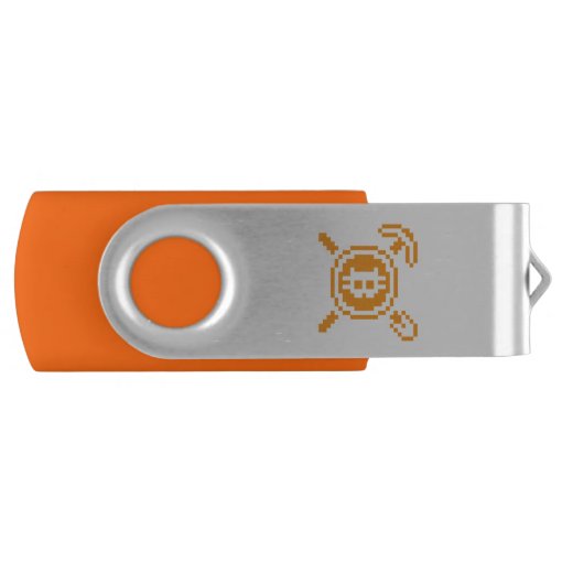 Bitcoin Miner BTC 8-Bit | USB Flash Drive | Zazzle