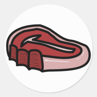 Eat Beef Stickers | Zazzle