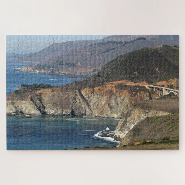 Bixby Bridge Pacific Coast Highway Scenic Puzzle | Zazzle