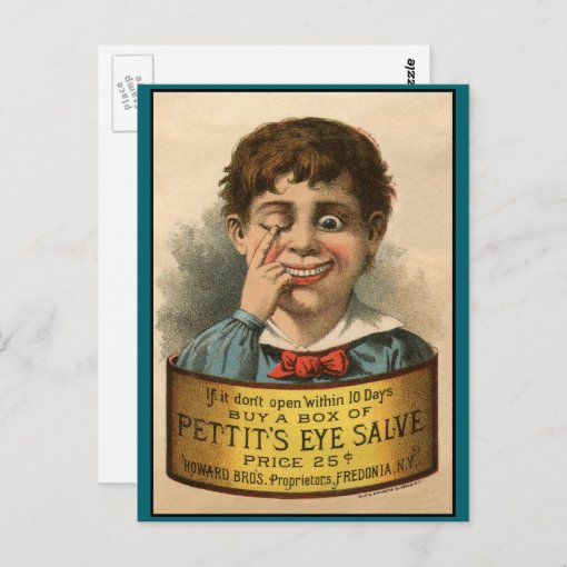 Bizarre and Funny Vintage Ad Postcard | Zazzle