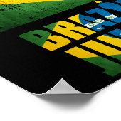 BJJ Brazilian Jiu Jitsu - Brazilian Flag Poster | Zazzle