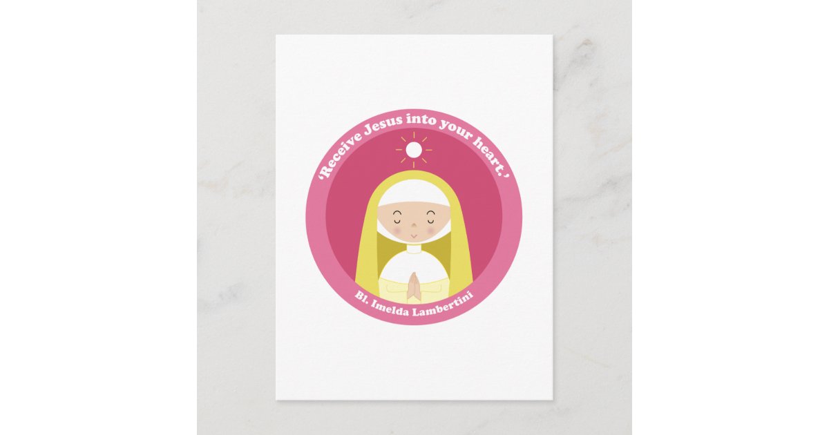 Bl. Imelda Lambertini Postcard | Zazzle