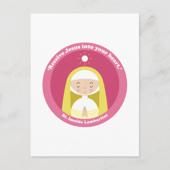 Bl. Imelda Lambertini Postcard | Zazzle