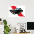 Black 1967 Chevelle SS poster | Zazzle