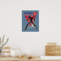 Black Adam | Atom Smasher Character Graphic Poster | Zazzle