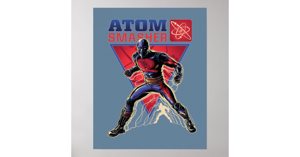 Black Adam | Atom Smasher Character Graphic Poster | Zazzle