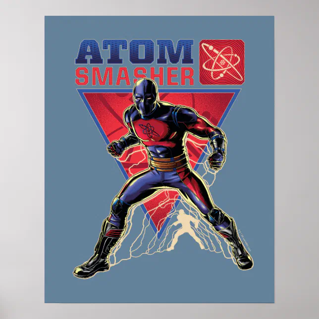 Black Adam | Atom Smasher Character Graphic Poster | Zazzle