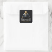 Black Adam Character and Name Graphic Square Sticker | Zazzle