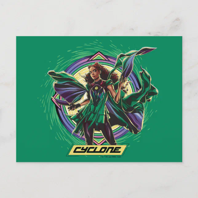 Black Adam | Cyclone Character Graphic Postcard | Zazzle