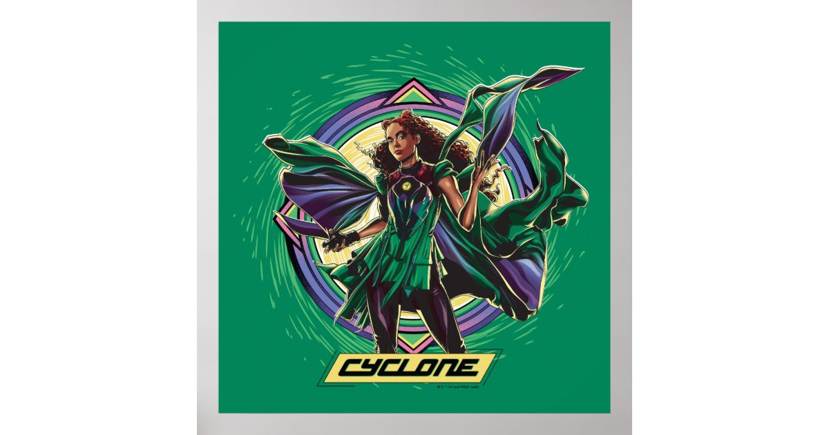 Black Adam | Cyclone Character Graphic Poster | Zazzle