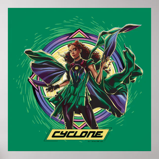 Black Adam | Cyclone Character Graphic Poster | Zazzle