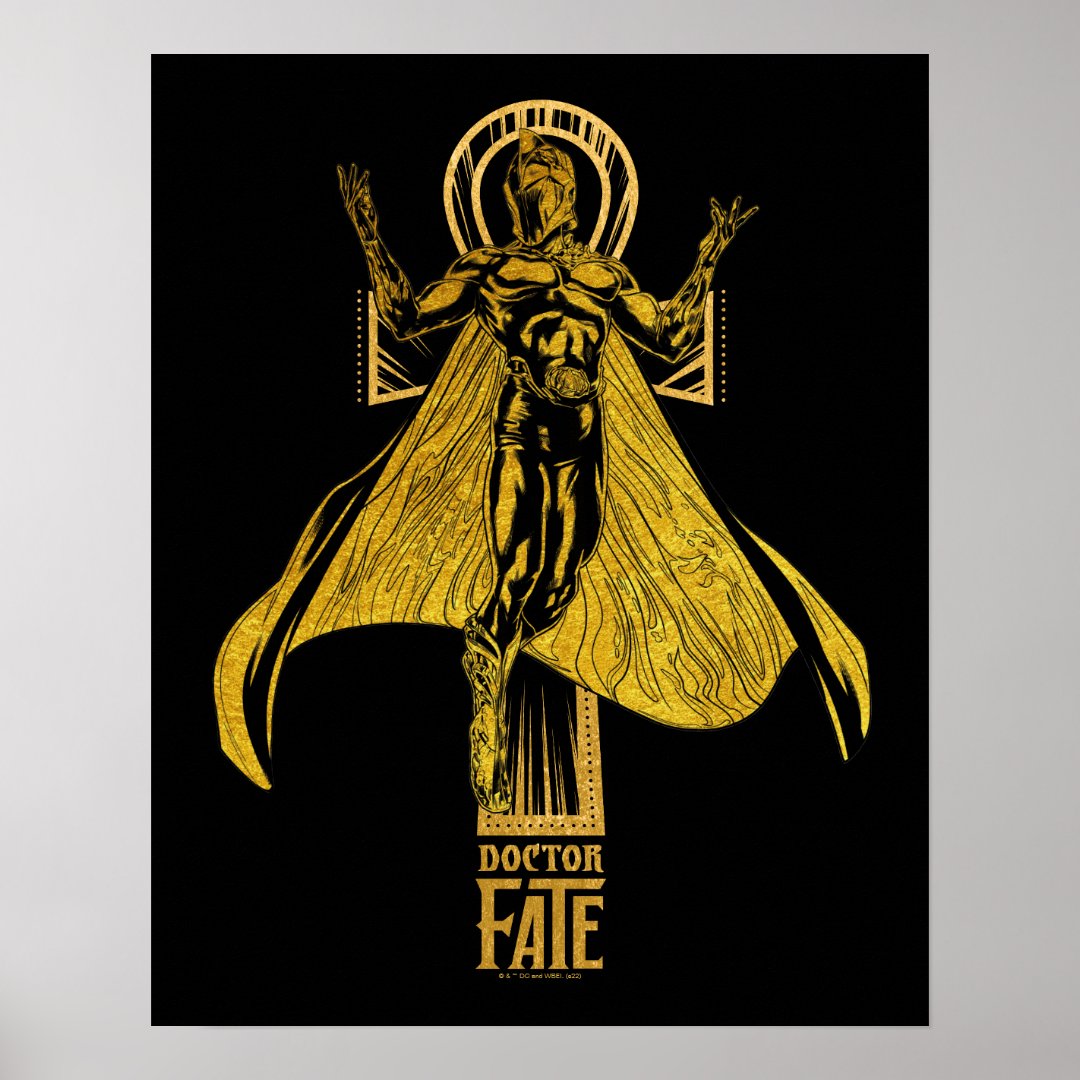 Black Adam | Doctor Fate Character Graphic Poster | Zazzle