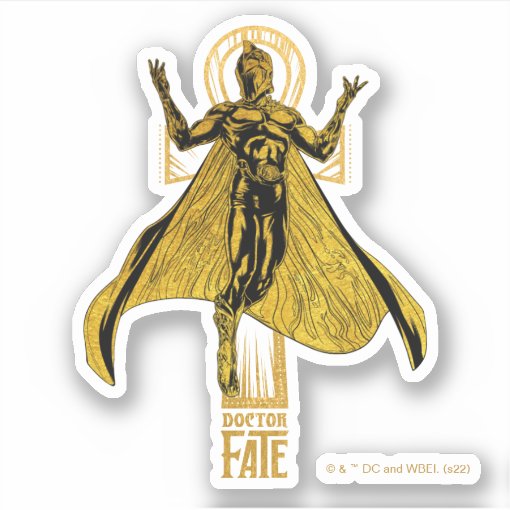 Black Adam | Doctor Fate Character Graphic Sticker | Zazzle
