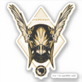 Black Adam | Hawkman Helmet Graphic Sticker | Zazzle