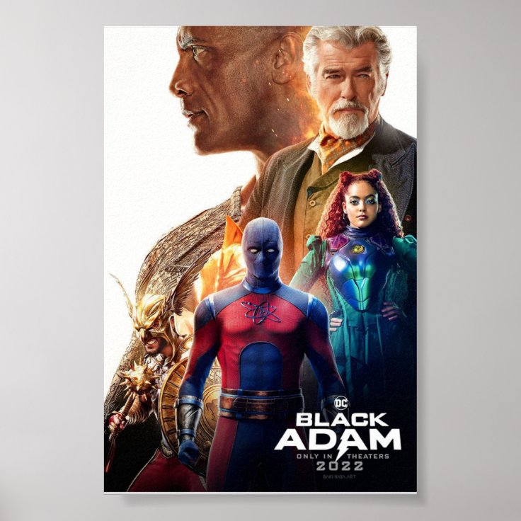 Black adam poster | Zazzle