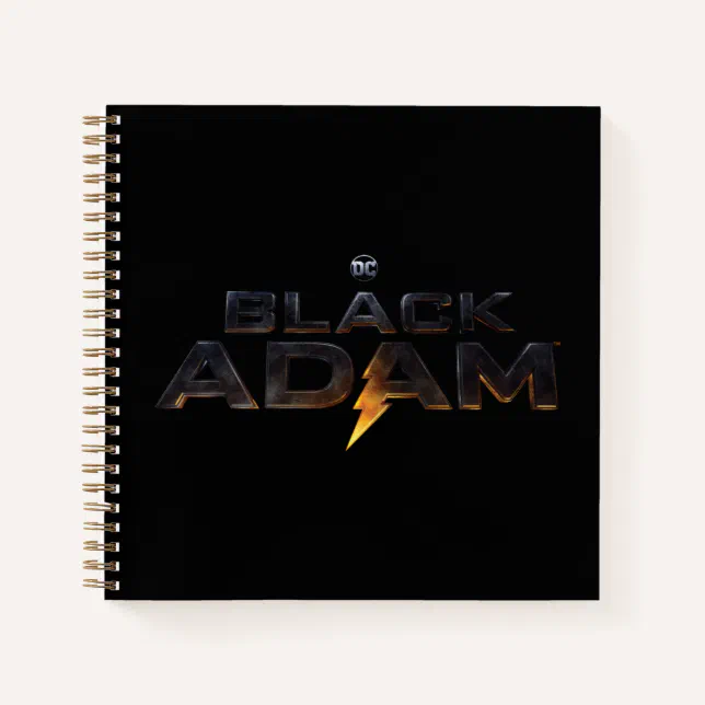 Black Adam Theatrical Logo Notebook | Zazzle