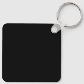 Black Add Custom Business Logo Photo Qr Code Keych Keychain | Zazzle