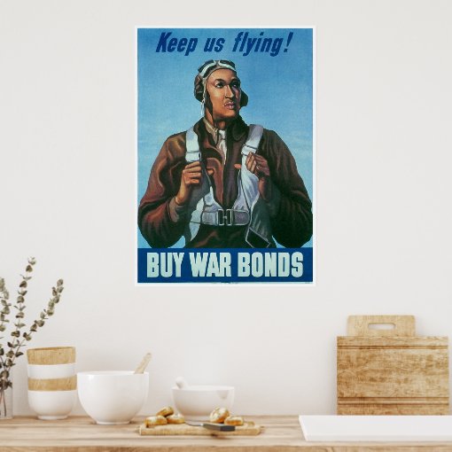Black Airman Keep Us Flying! Poster | Zazzle