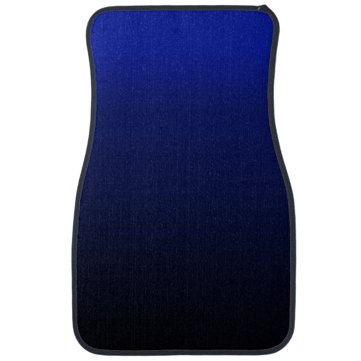 Black and Electric Blue Front Floor Car Mats | Zazzle.com