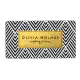Black and Faux Gold Foil Chevron Label | Zazzle