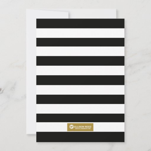 Black And Gold Baby Shower Invitation | Zazzle