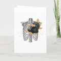 Black and Gold Floral Skeleton Gothic Wedding Program | Zazzle