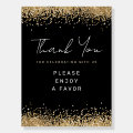 Black and Gold Glitter Retirement Party Sign | Zazzle