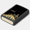 Black And Gold Music Notes Design Zippo Lighter | Zazzle