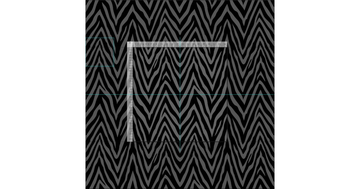 Black and Gray Zebra Print Large Scale Fabric | Zazzle