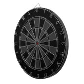 Black and Grey Dart Board | Zazzle