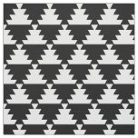 Black and White Aztec Fabric | Zazzle.com