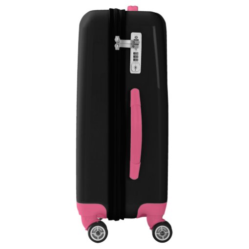 Black and Pink Pretty Ugo Luggage | Zazzle