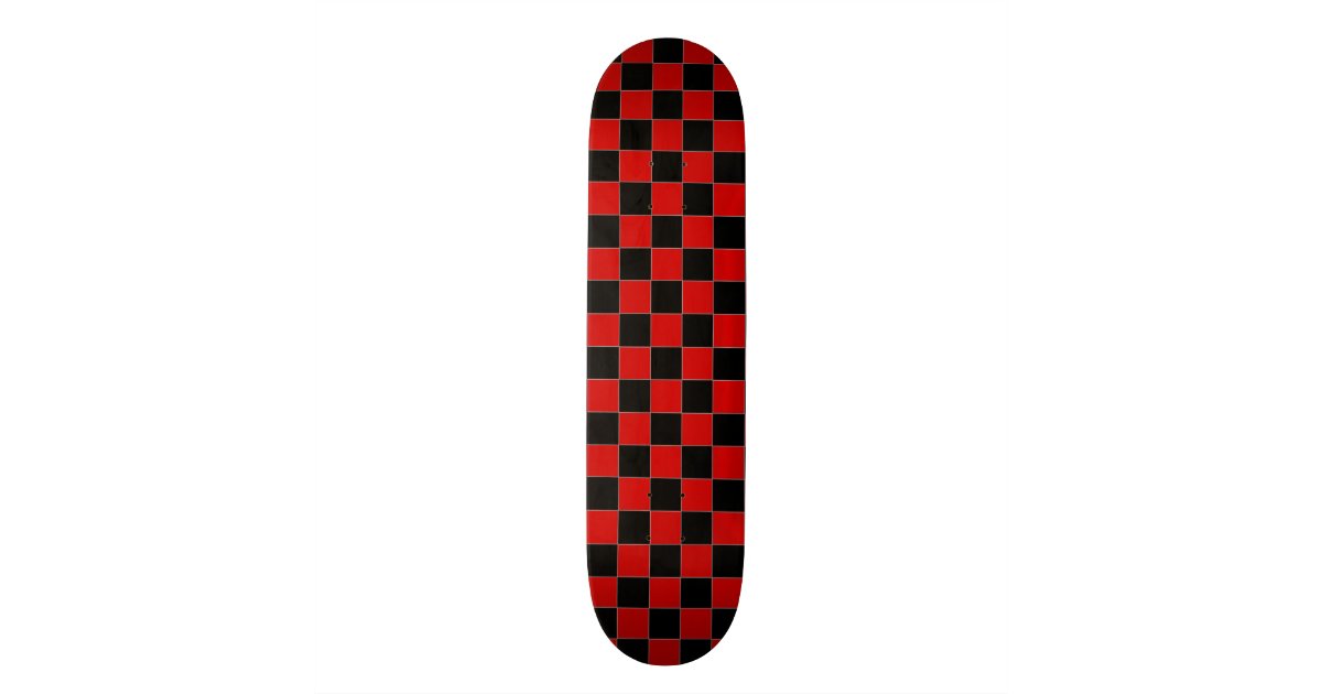 Red And Black Skateboard