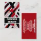 Black and Red Process Server Business Card | Zazzle