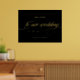 Black and Shiny Calligraphy Wedding Welcome Sign | Zazzle